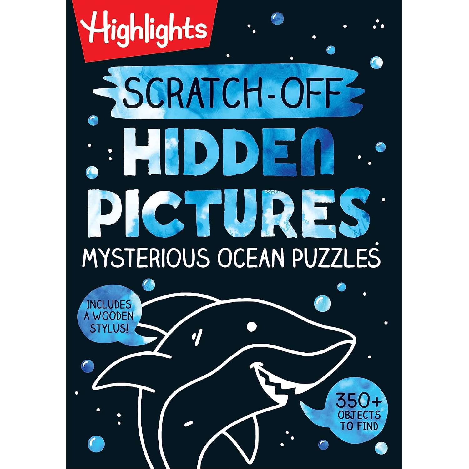 Scratch-Off Hidden Pictures Mysterious Ocean Puzzles - Book - Paracay