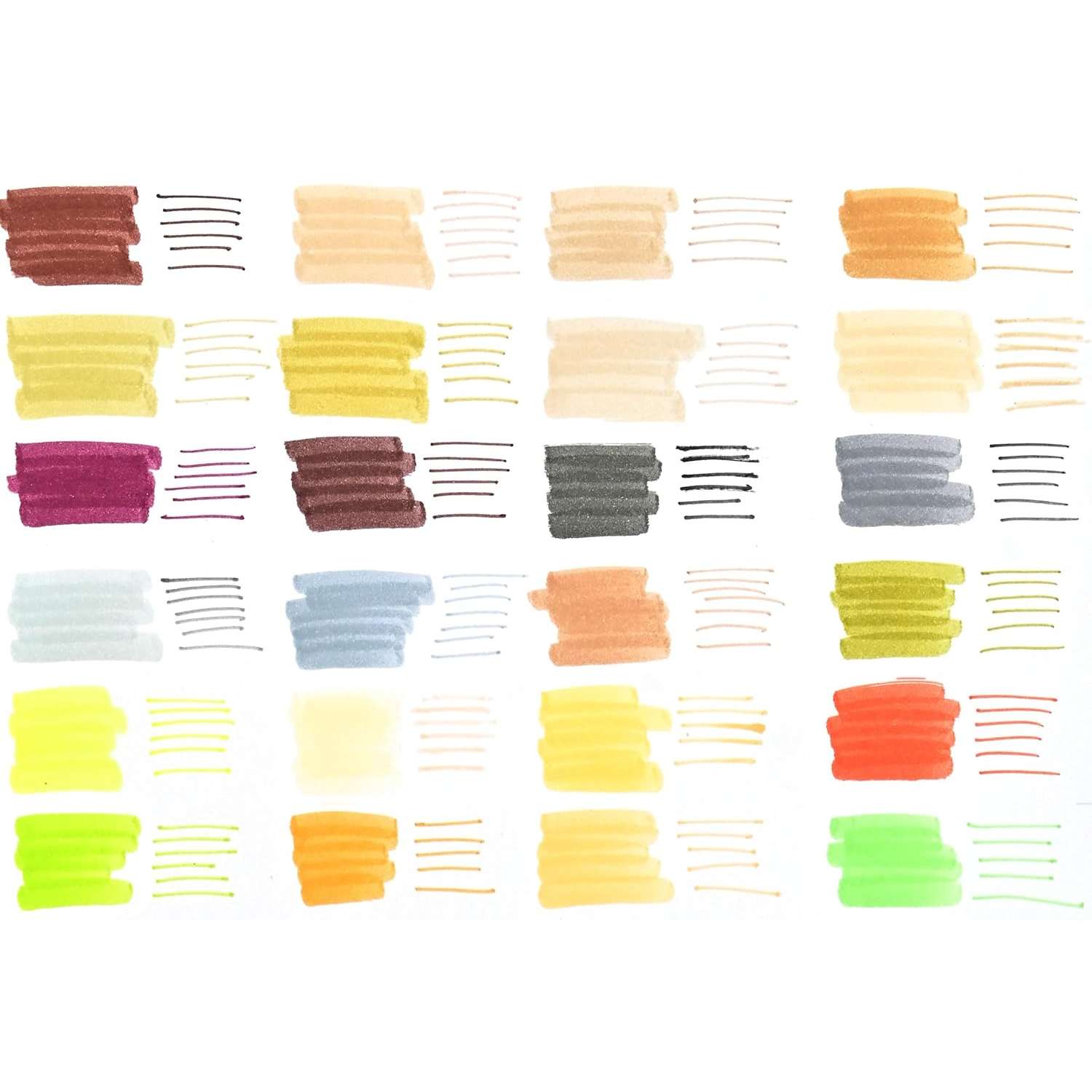 Studio Series Skin Tone Dual-tip Markers - 24 colors - Paracay