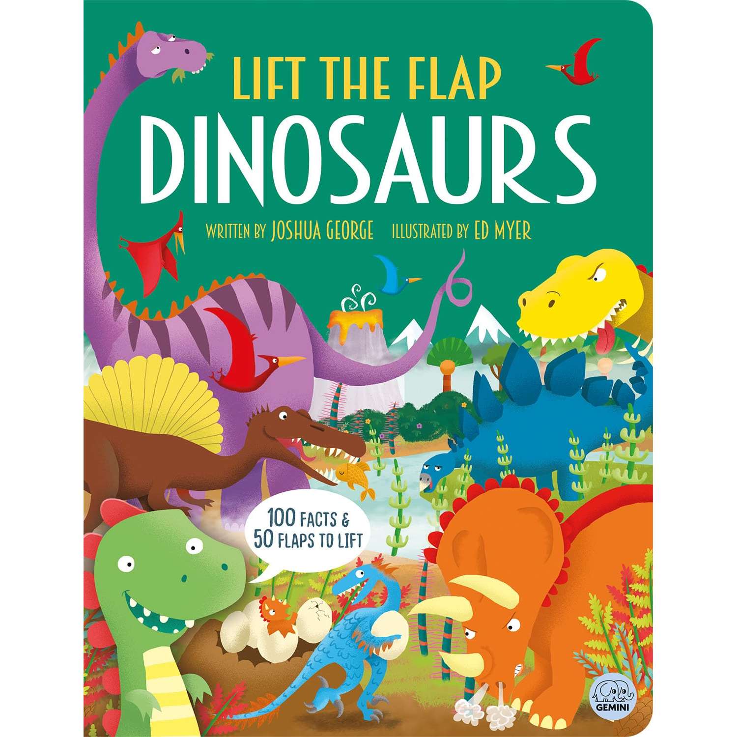 Lift the Flap: Dinosaurs - Board Book - Paracay
