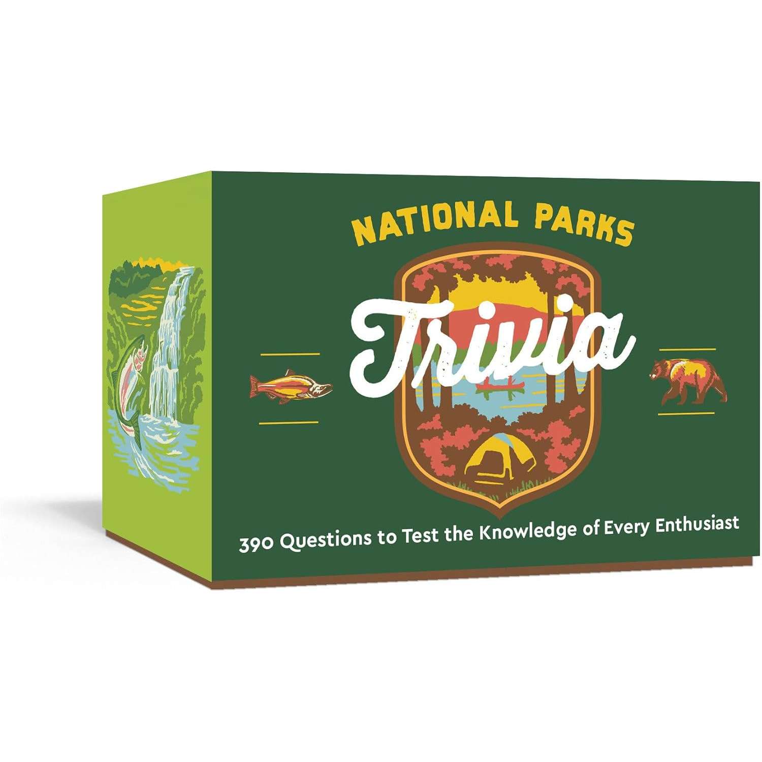 National Parks Trivia: A Card Game: 390 Questions to Test The Knowledge ...