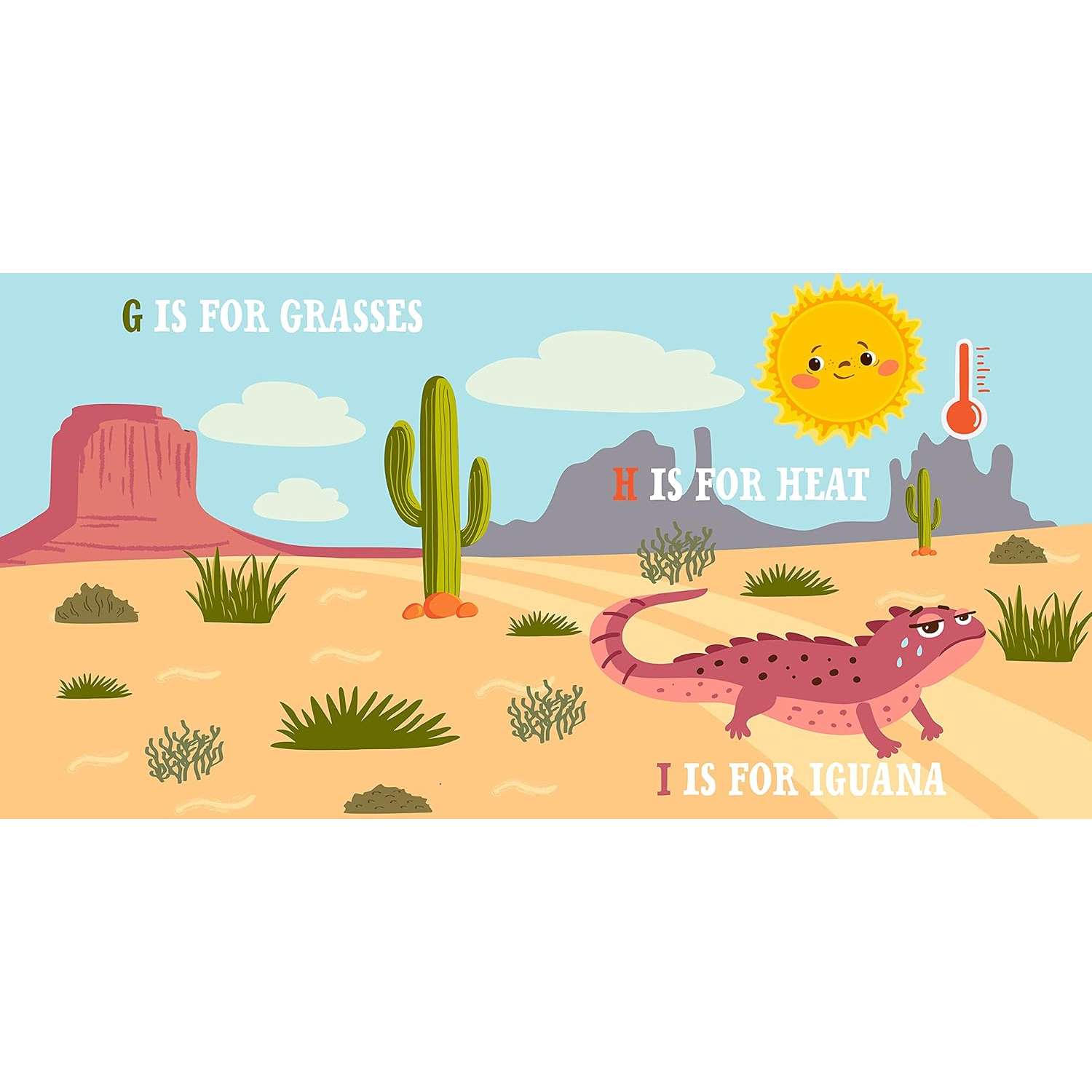 D Is for Desert: An ABC Desert Primer - Board Book - Paracay