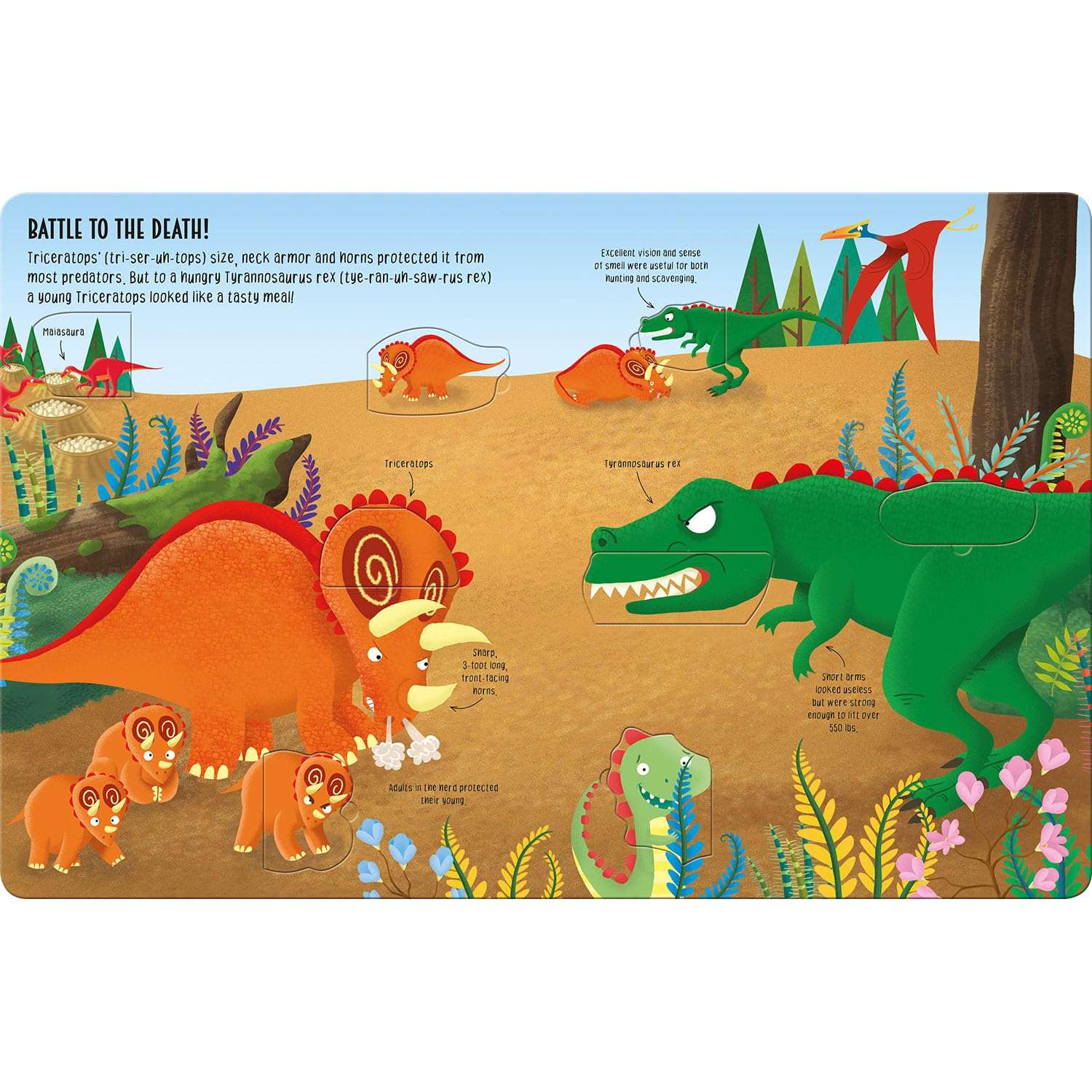 Lift the Flap: Dinosaurs - Board Book - Paracay