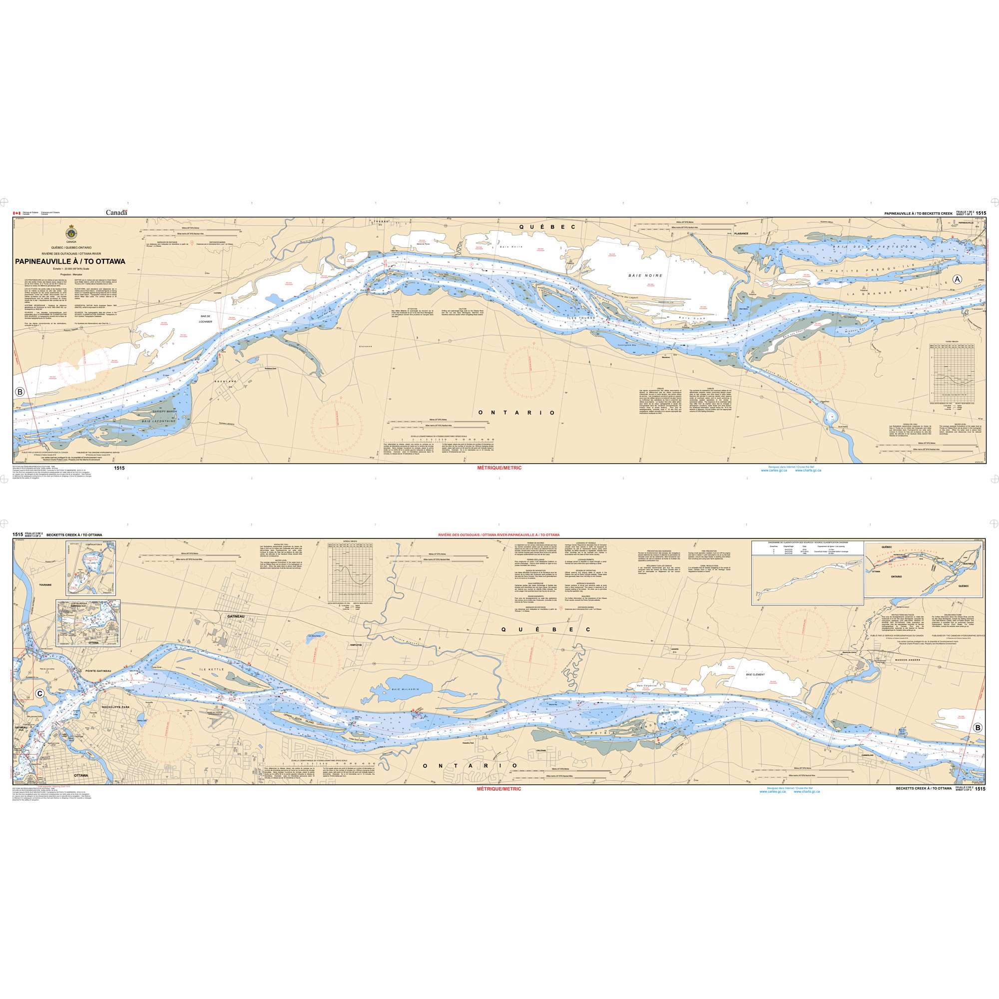 Navigational Charts :: Canadian Hydrographic Charts :: Quebec Region ...