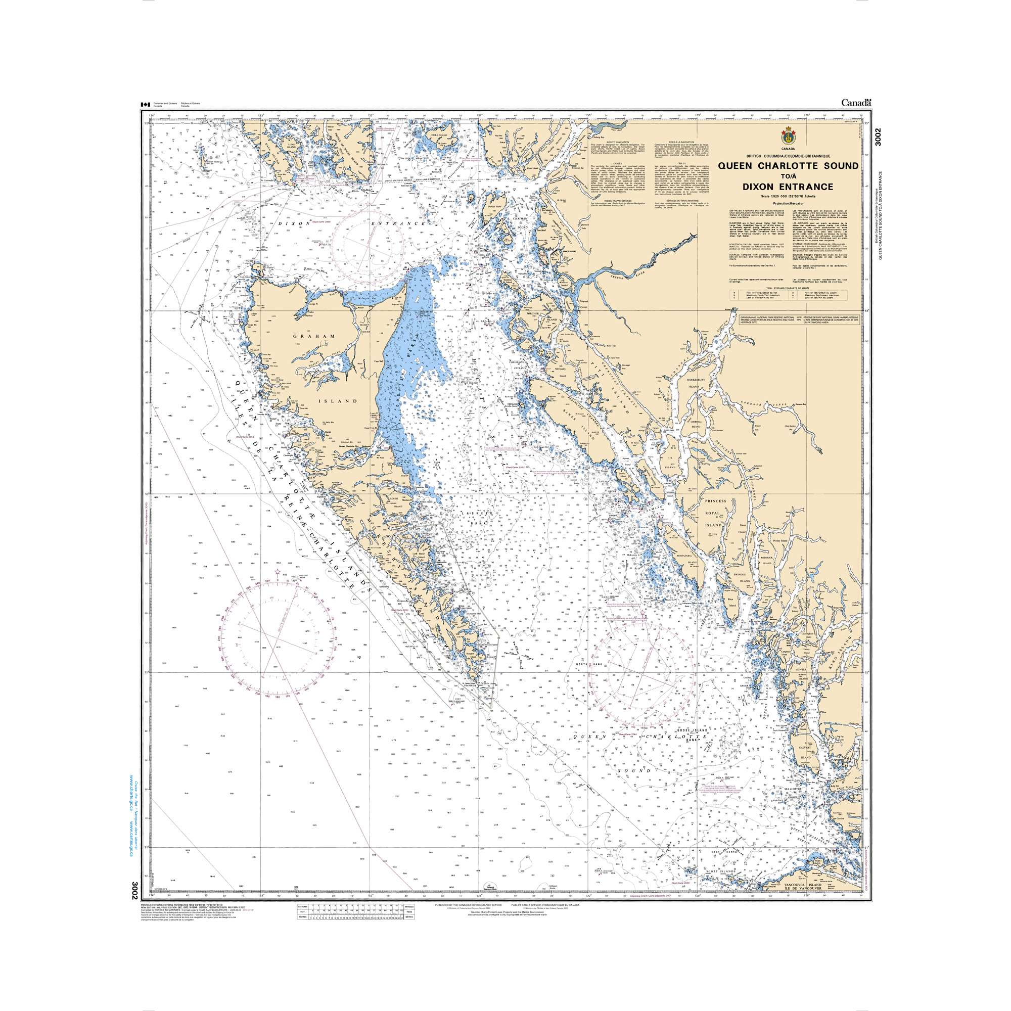 Navigational Charts :: Canadian Hydrographic Charts :: Pacific Region ...
