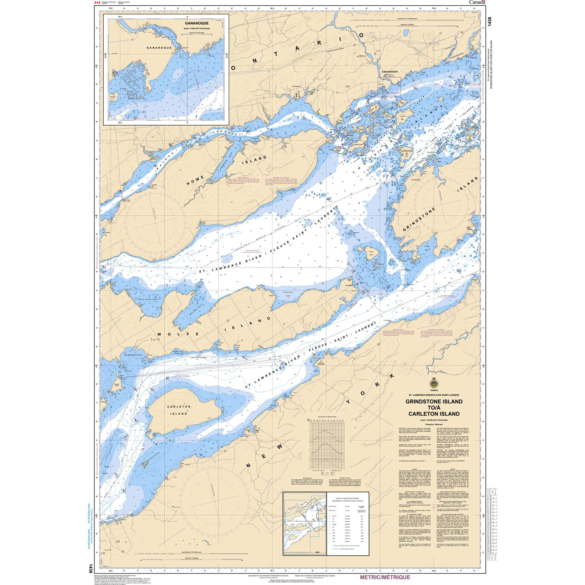 Navigational Charts :: Canadian Hydrographic Charts :: Central and ...