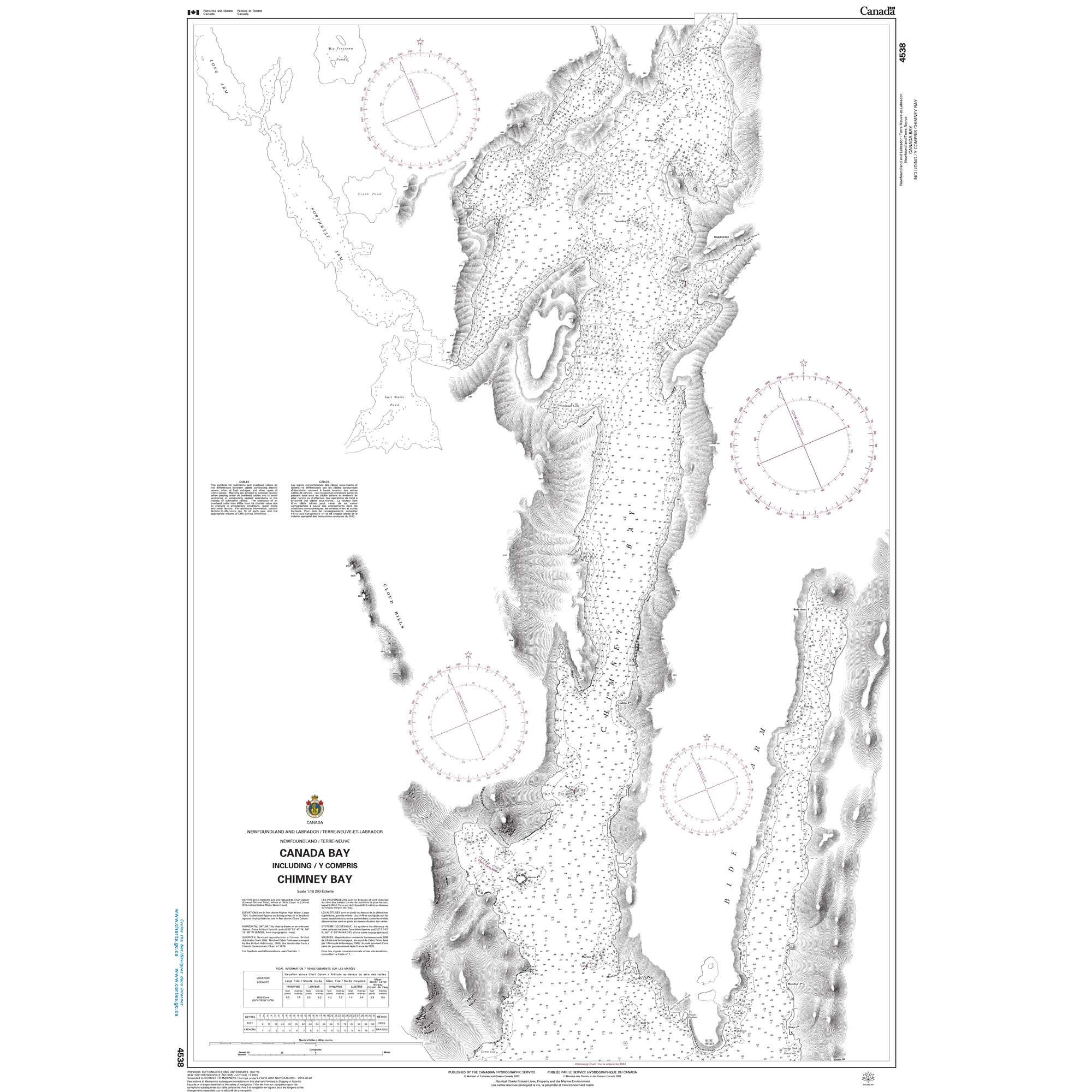 Navigational Charts :: Canadian Hydrographic Charts :: Atlantic Region ...