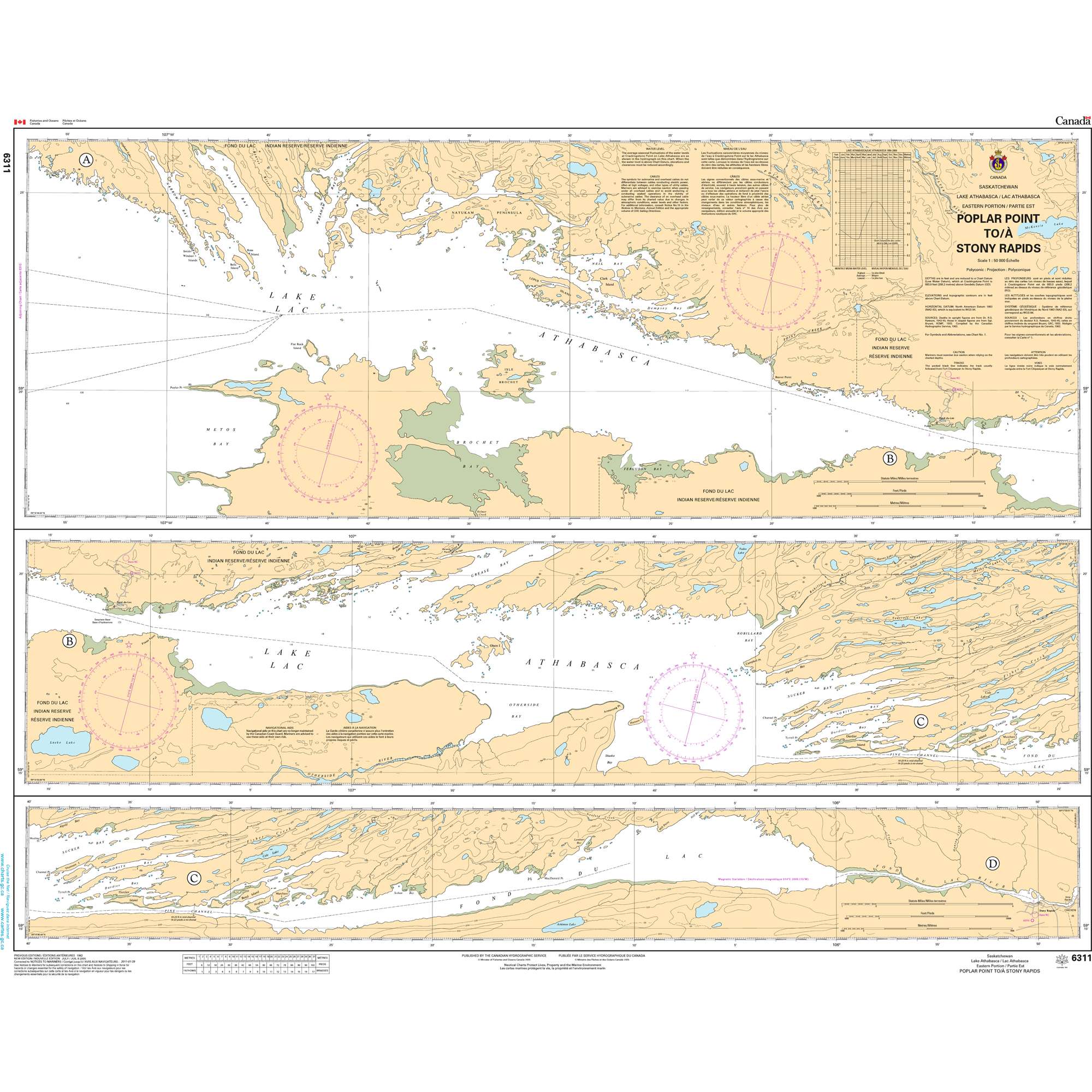 Navigational Charts :: Canadian Hydrographic Charts :: Central and ...
