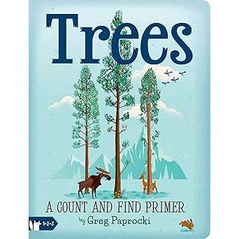 Trees: A Count and Find Primer - Board Book - Paracay